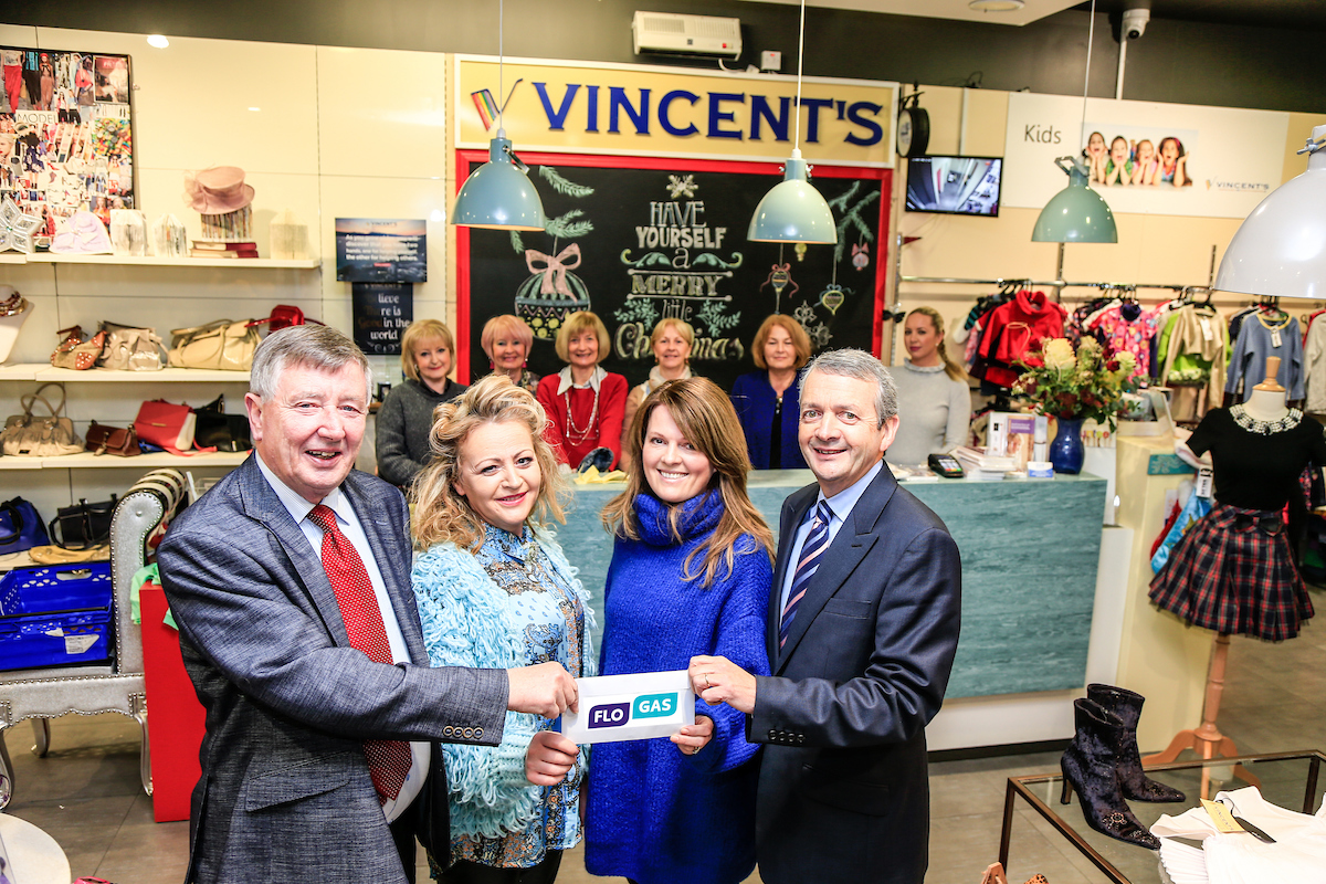 Flogas Ireland contributes €1,500 to St. Vincent de Paul this Christmas